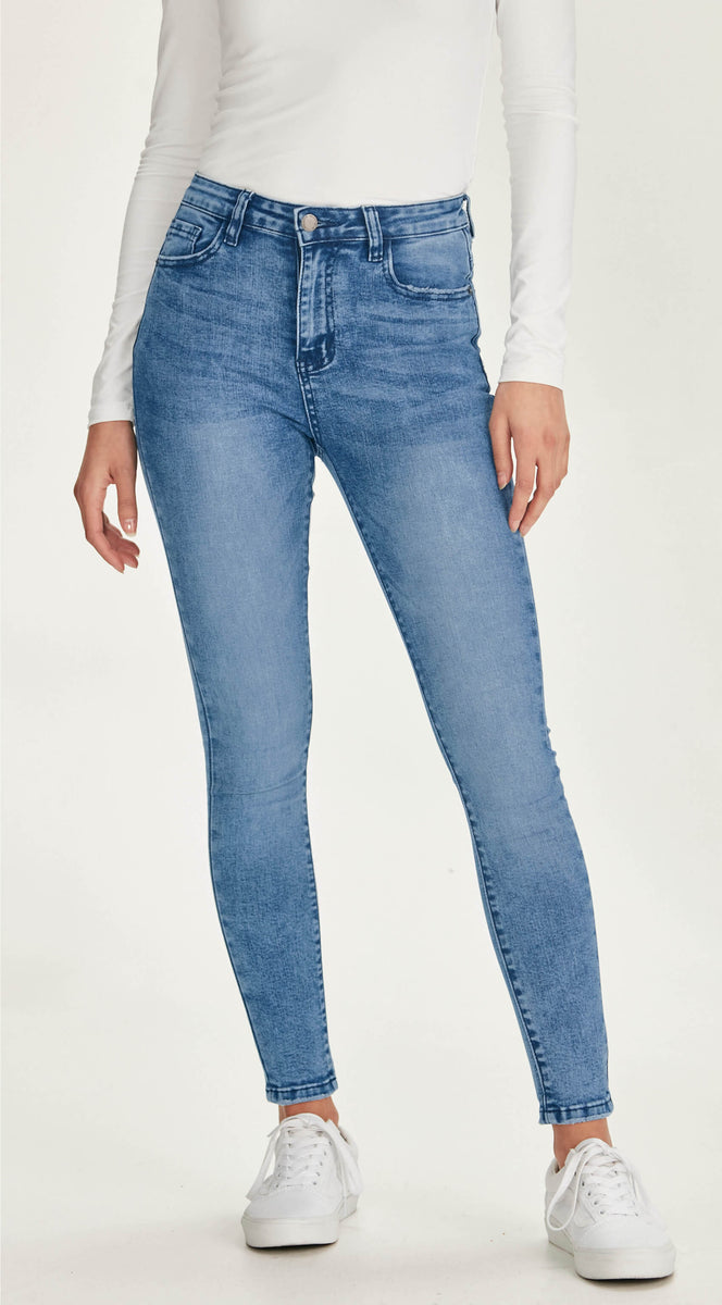 REGGIE | NO RIPS Jean Blue – junkfoodjeans